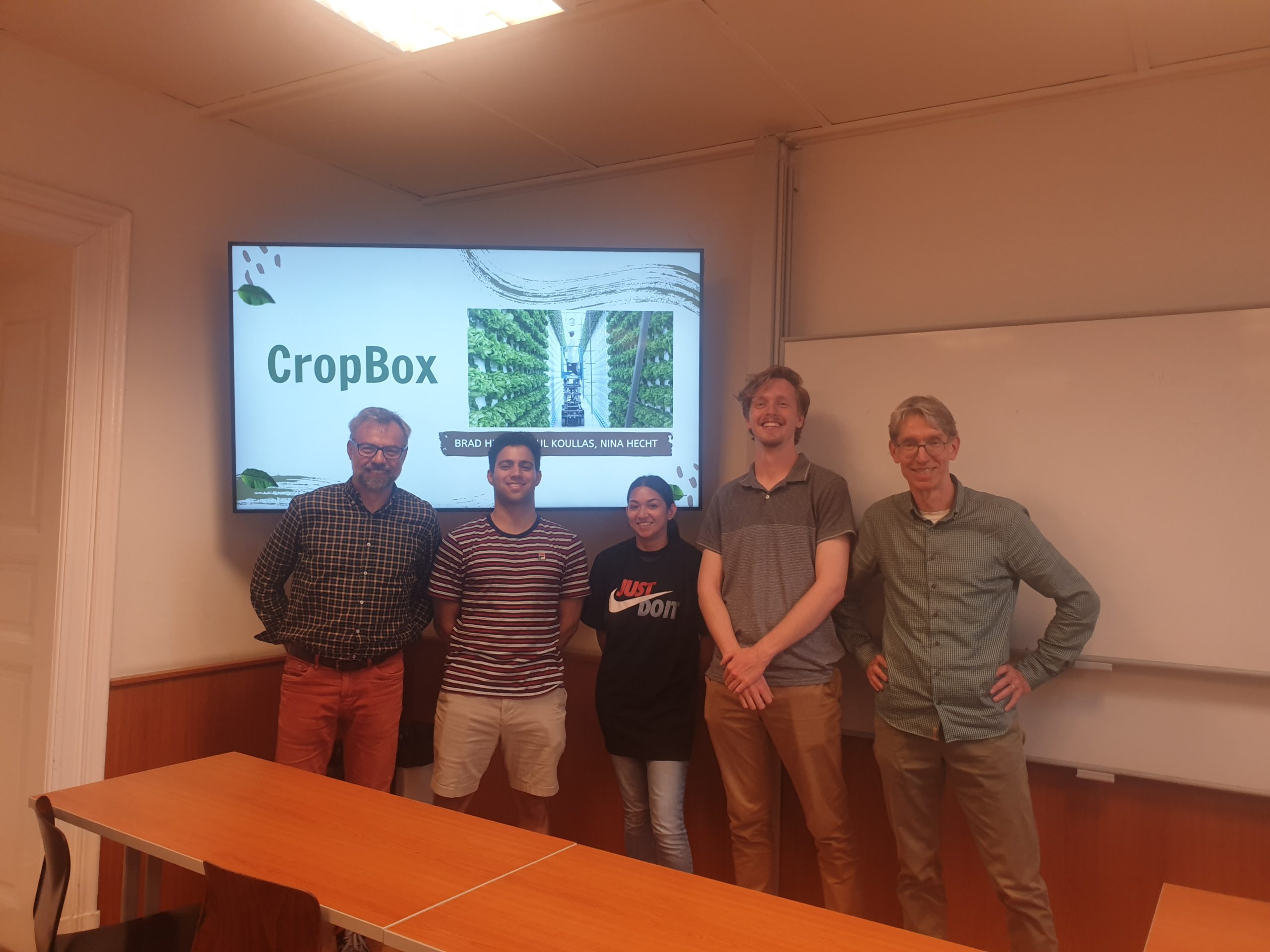 Just do it award for CropBox team - Corvinus University of Budapest