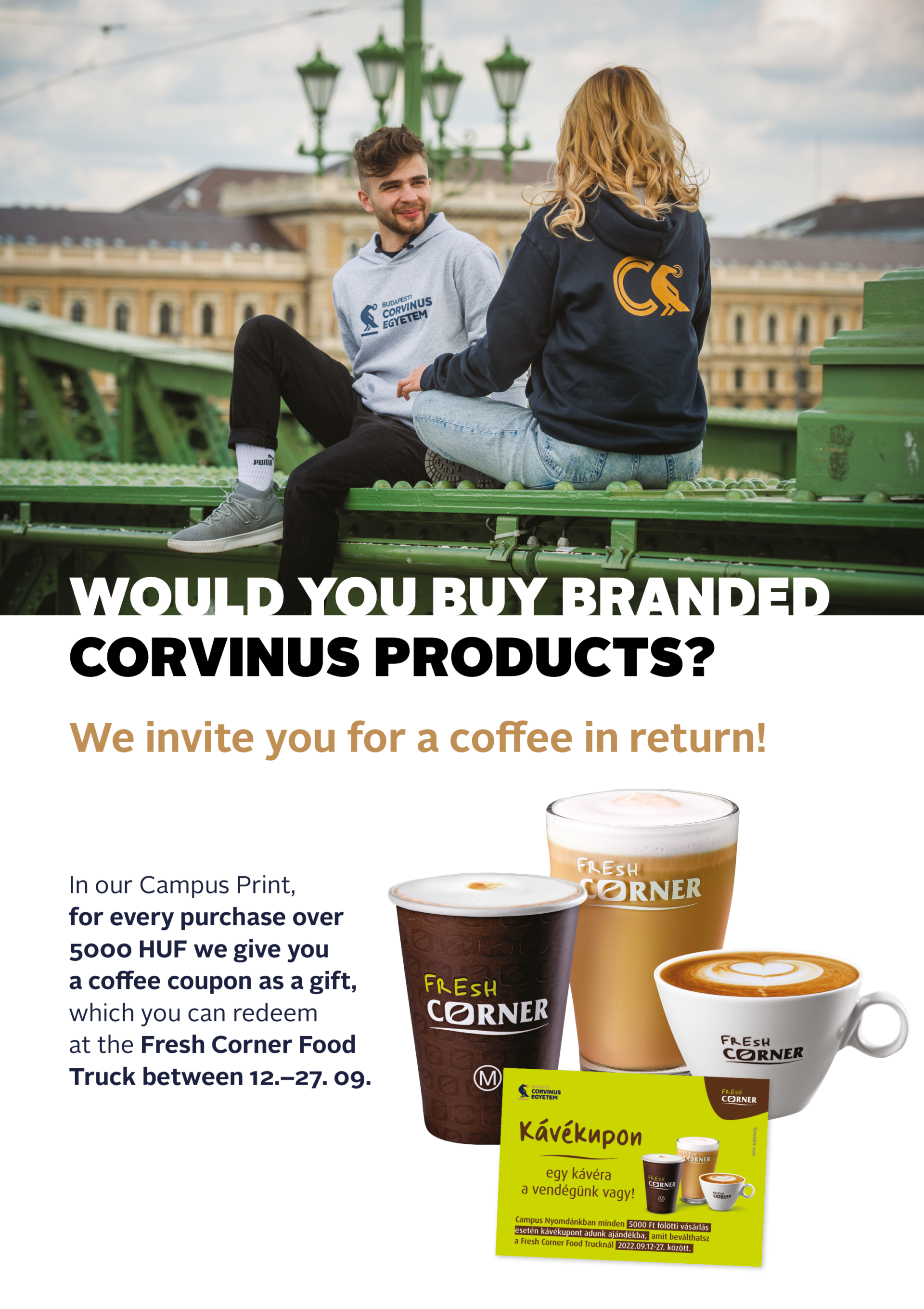 Fresh Corner Food Truck at Corvinus - Corvinus University of Budapest