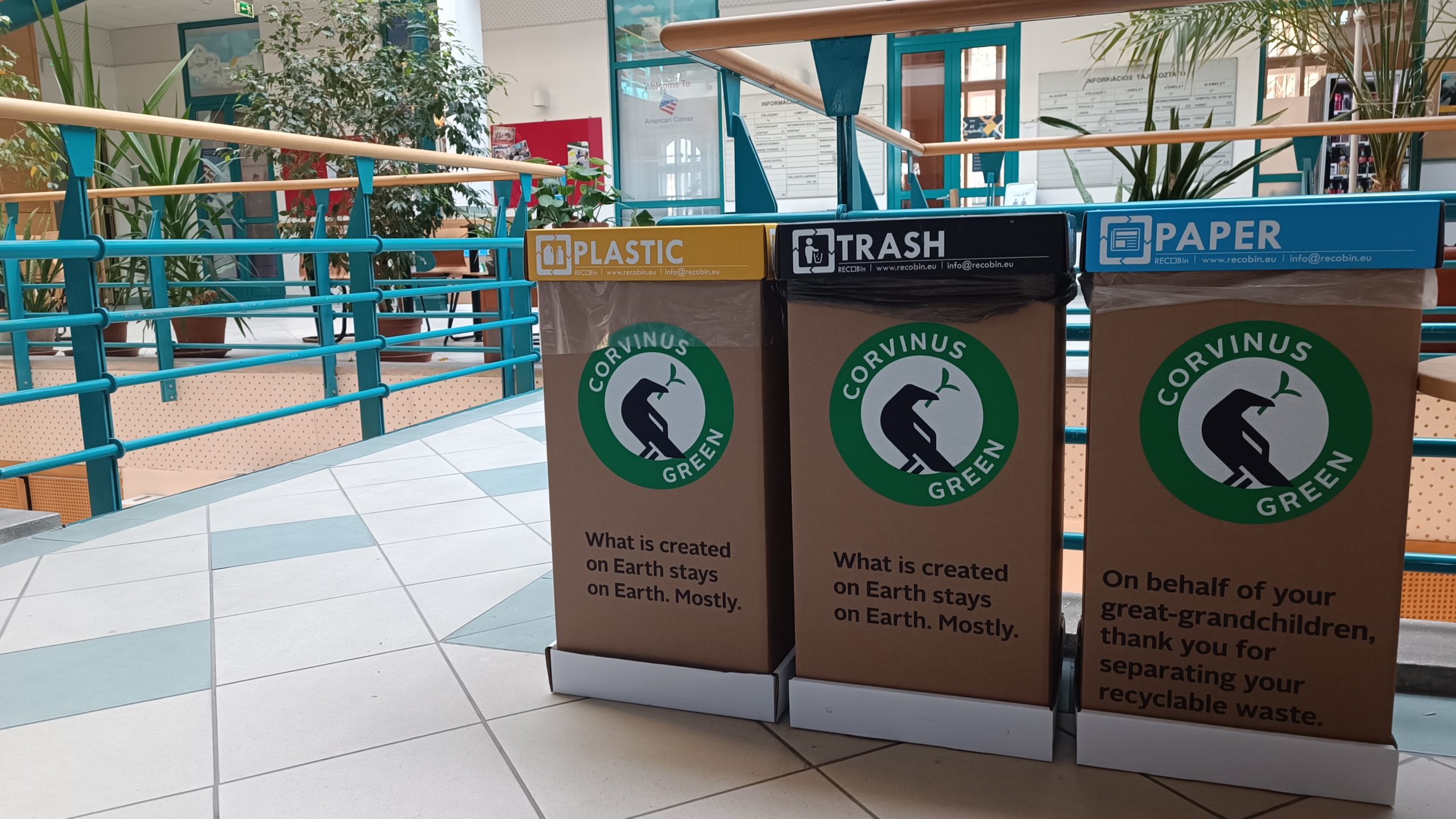 Offices may hand in communal waste bins on a voluntary basis - Corvinus ...