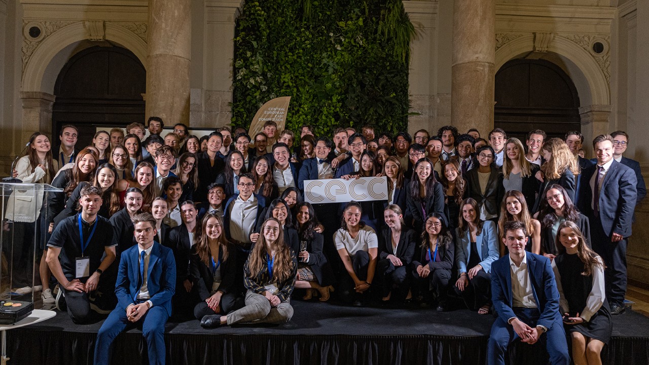 Teams from prestigious business schools competed in The Central European Case Competition ...