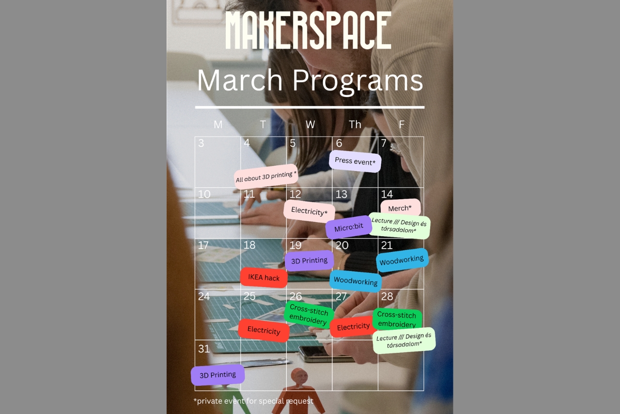 Makerspace’s March workshops - Corvinus University of Budapest